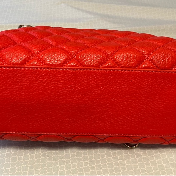 Bags | Georgina Gold Coast Maraschino Cherry Red Quilted Leather ...